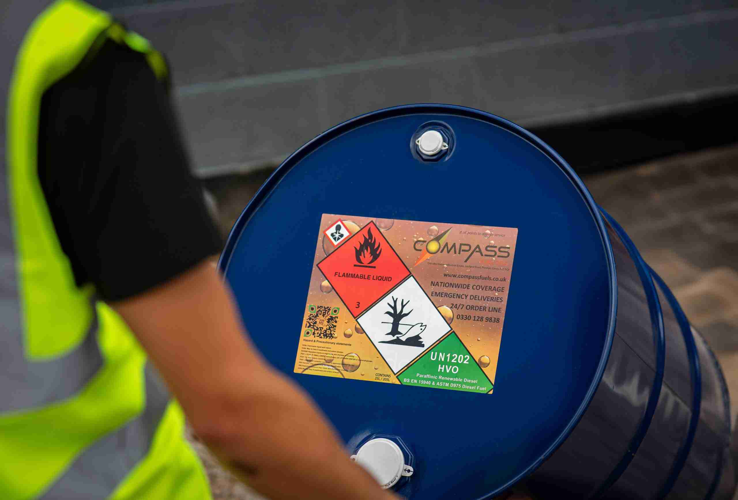 HVO Fuel Price Per Litre UK - Compass Fuel Oils Ltd